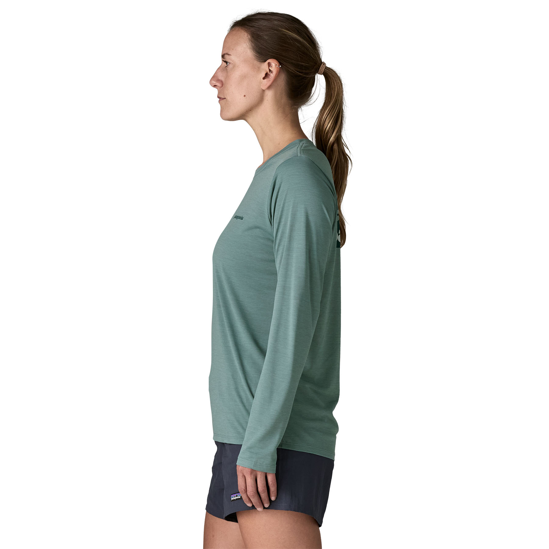 Patagonia Long Sleeved Capilene Cool Daily Shirt - Boardshort Logo W's ...